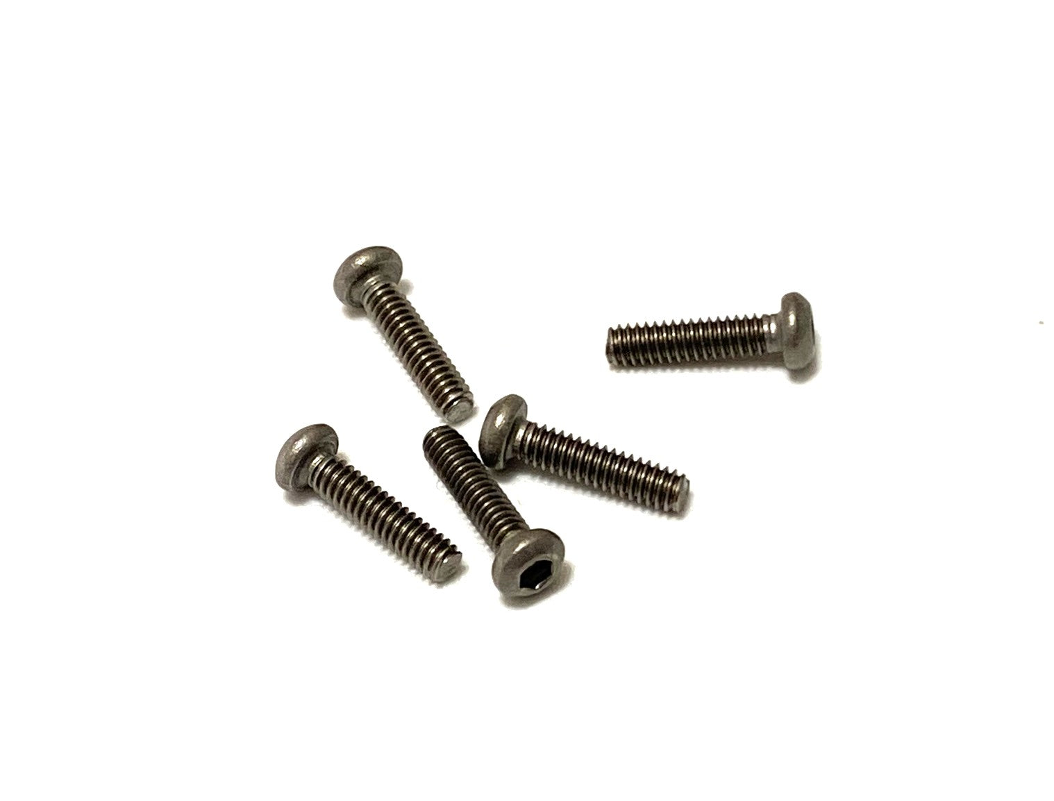 HW-031: M2x8 Titanium Hex Button Screw (5pcs) – SRF ONLINE STORE